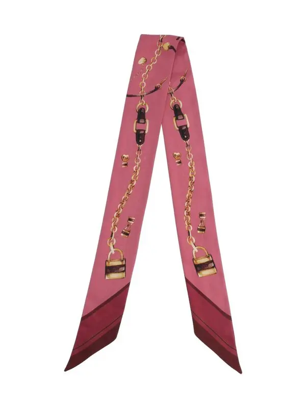 Chloé Paddington Silk Foulard - Pink