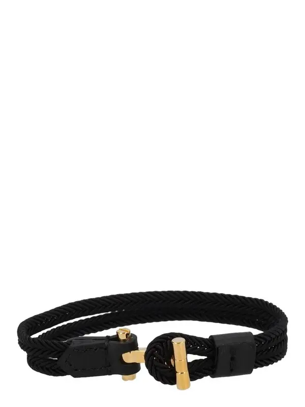 TOM FORD Bracciale In Nylon Intrecciato - Black
