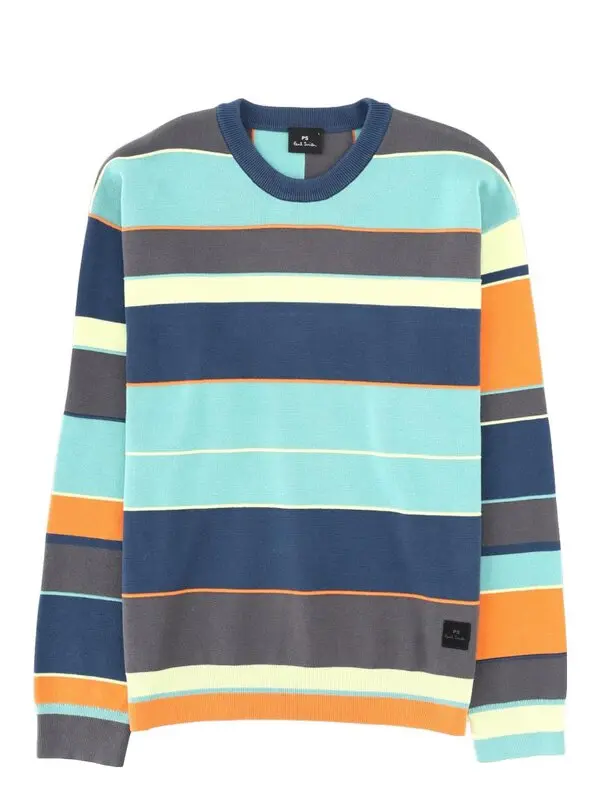 Paul Smith Pullover In 100% Organic Cotton - Multicolor