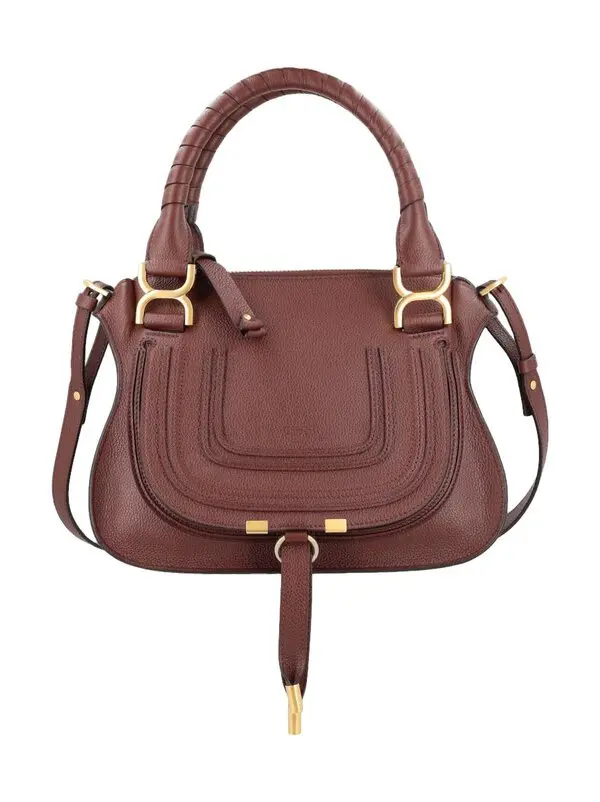 Chloé Marcie Small Satchel Bag - Brown