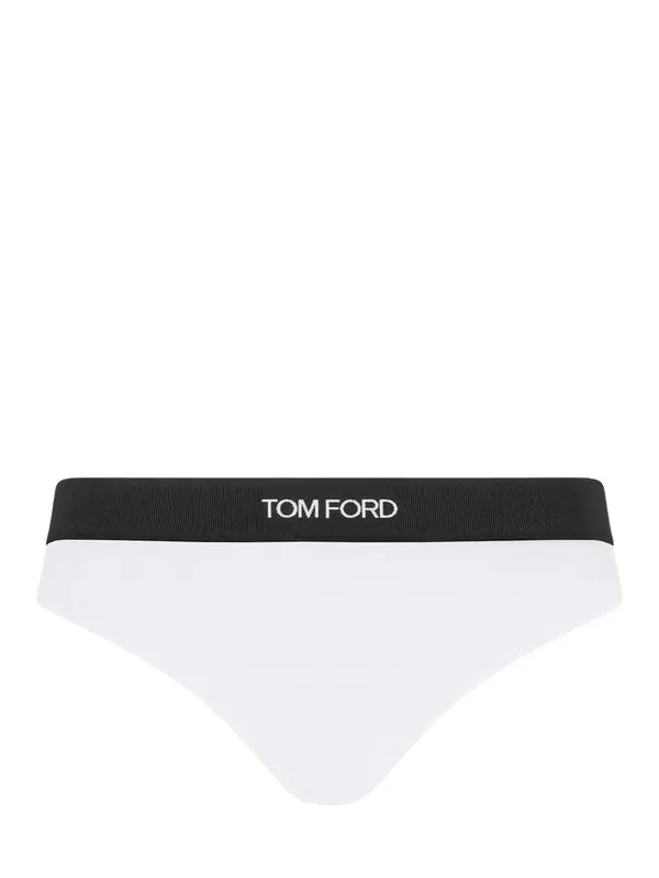 TOM FORD Briefs With Logo - White