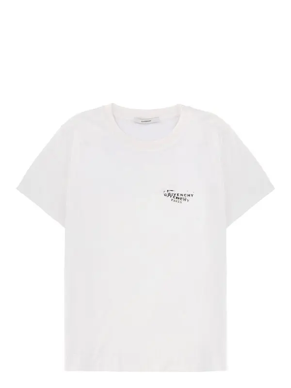 Givenchy Cotton T-shirt With Logo - White