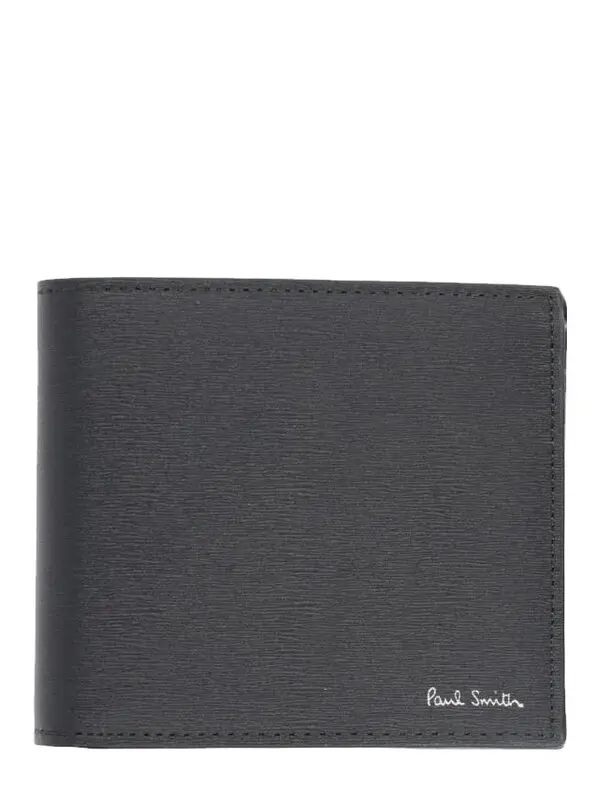 Paul Smith Leather Bifold Wallet - Black