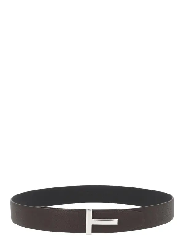 TOM FORD Cintura Con Fibbia T - Brown