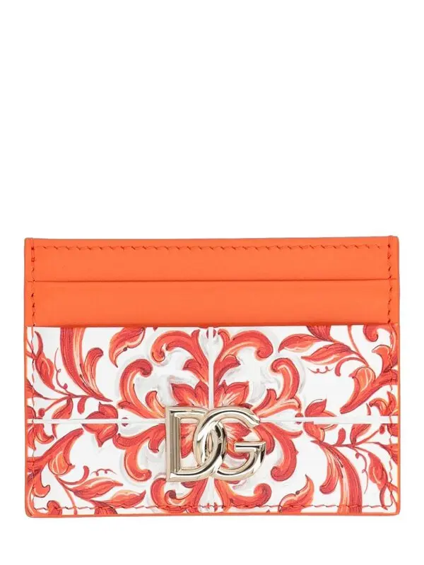 Dolce & Gabbana Portacarte Card Holder - Orange