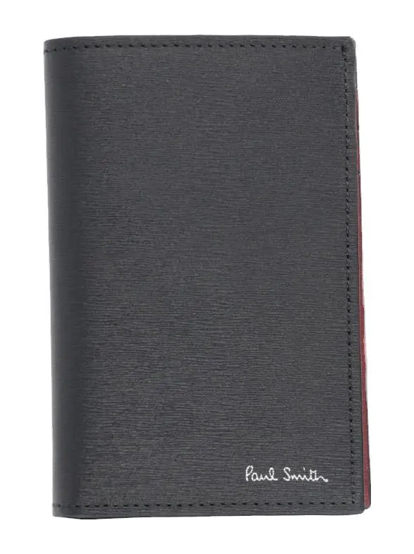 Paul Smith Leather Bi-fold Wallet - Black