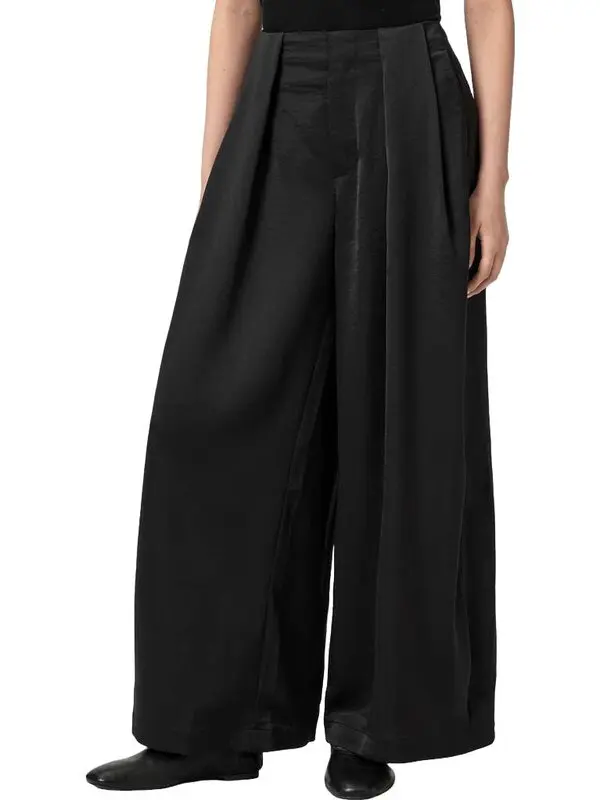 ALLSAINTS Lola Wide Leg Trousers - Black