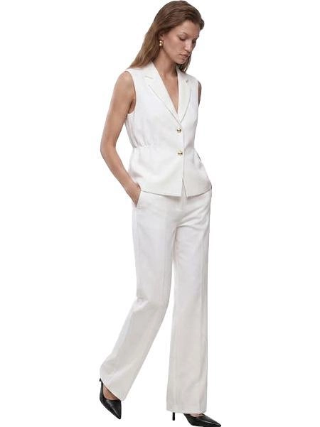 Koton Regular Fit Flare Pants - White