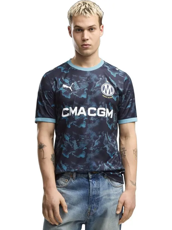 PUMA Olympique De Marseille Away Soccer Jersey Shoes - Blue