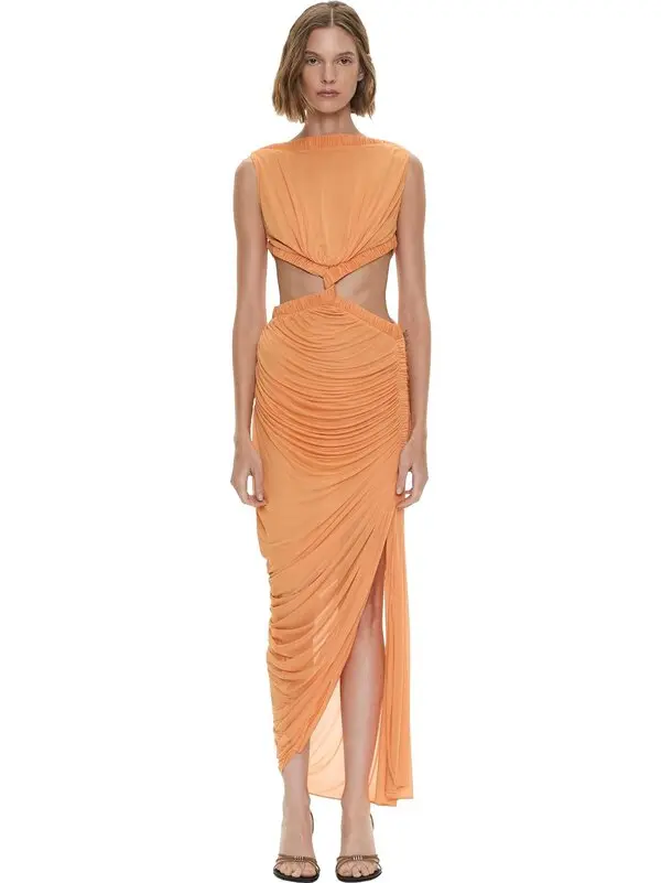Christopher Esber Theia Separation Maxi Dress - Orange