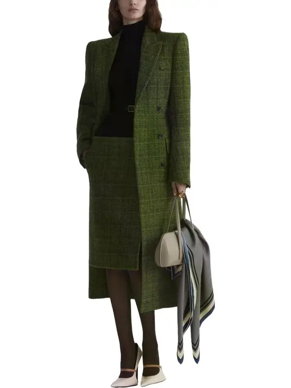 MUGLER Wrap Skirt - Green