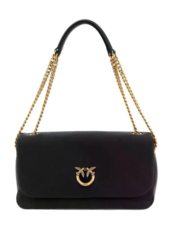 Pinko Love Birds Shoulder Bag - Black