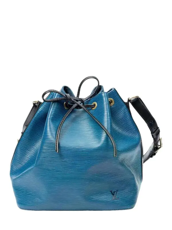 LOUIS VUITTON Noé Epi Leather Shoulder Bag - Blue