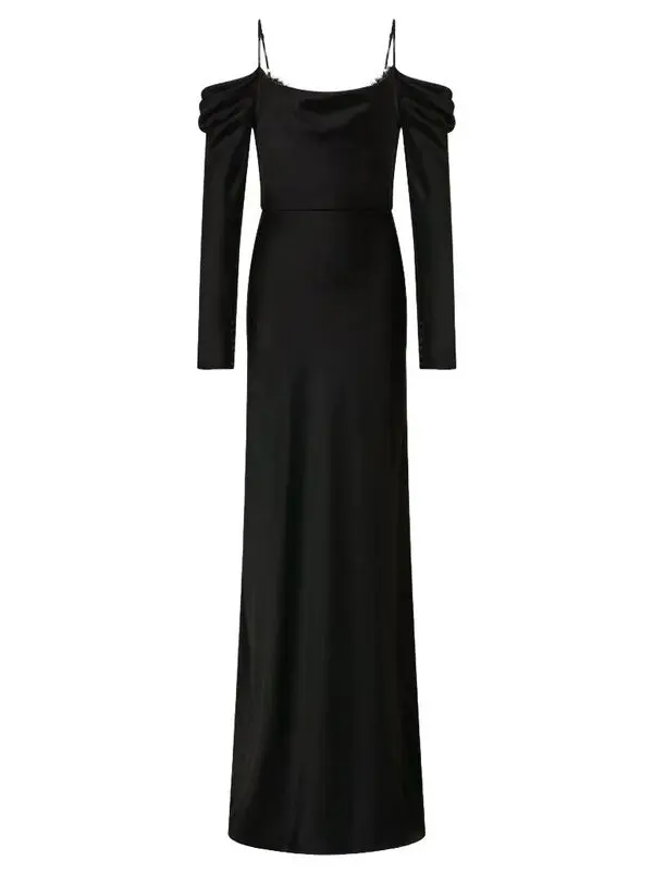 Rebecca Vallance Noire Long Sleeve Gown - Black