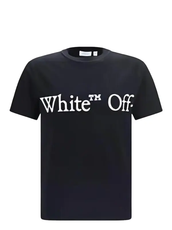 Off-White Bookish Scarf Logo-print T-shirt - Black
