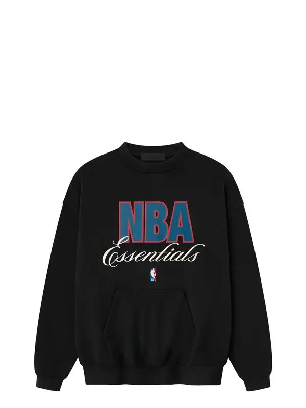 Fear Of God Logo Print Sweatshirt - Black