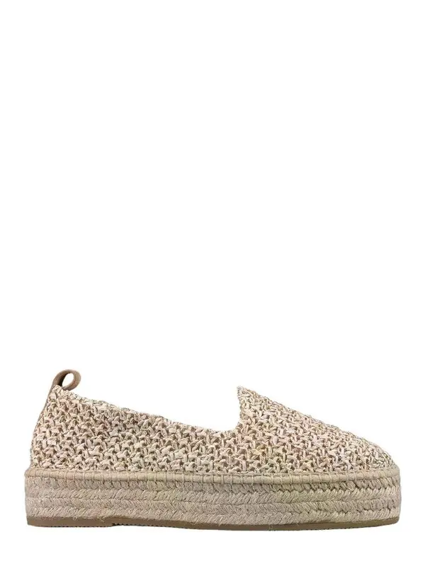 ESPADRILLES Platform Slip-on - Neutrals