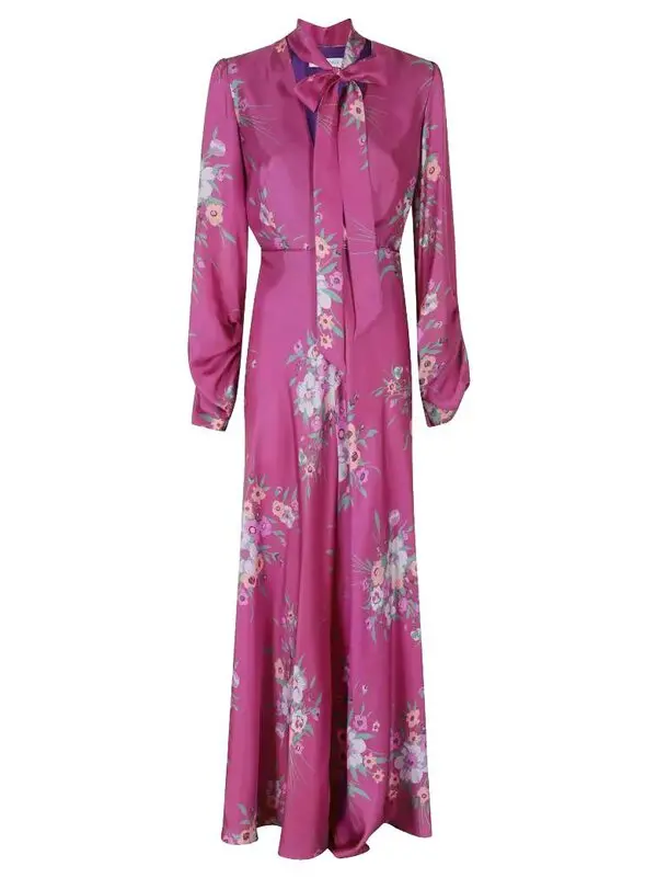 Raquel Diniz Valerie Floral-print Maxi Dress - Pink