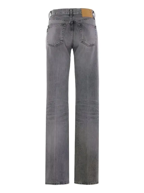 HAIKURE Bethany High-rise Straight-leg Jeans - Grey