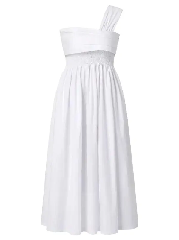 TELA One-shoulder Midi Dress - White