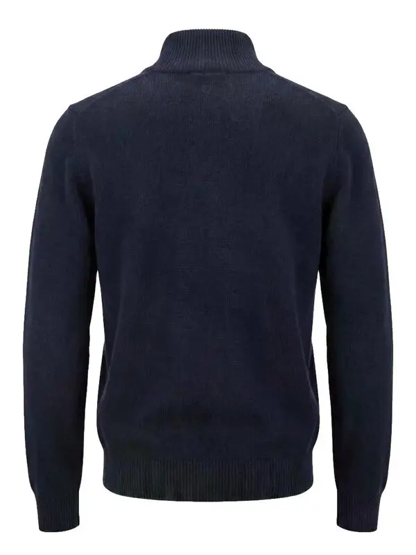 Malo Half-zip Cashmere Sweater - Blue