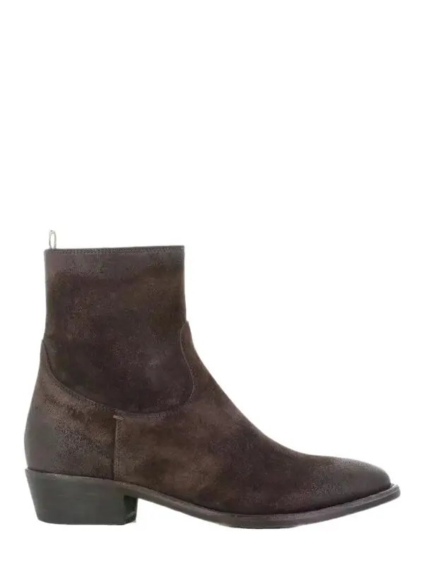 Officine Creative Suede Ankle Boots - Brown
