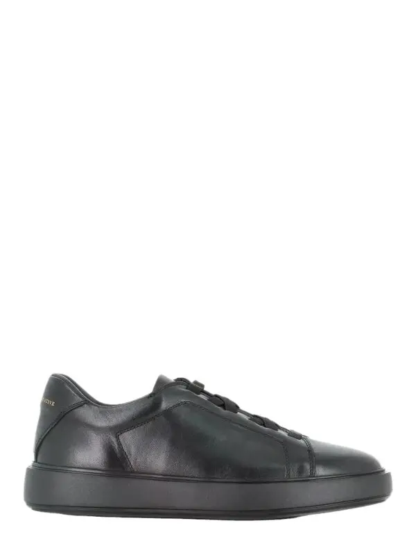 Officine Creative Leather Lace-up Sneakers - Black