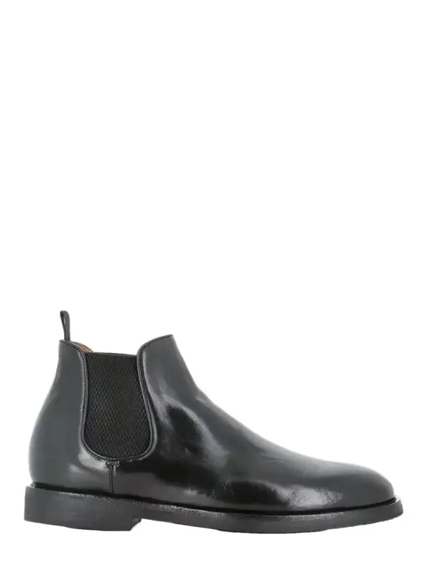 Officine Creative Leather Chelsea Boots - Black