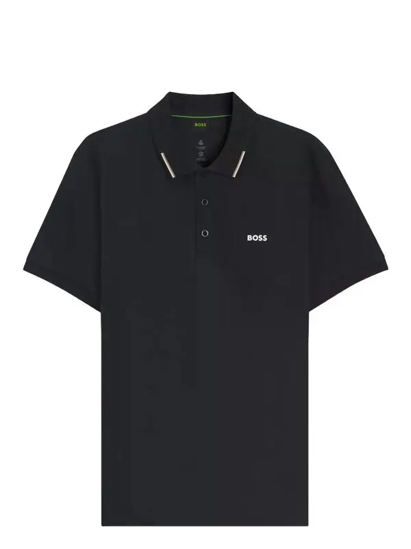 BOSS Piqué Polo Shirt - Black