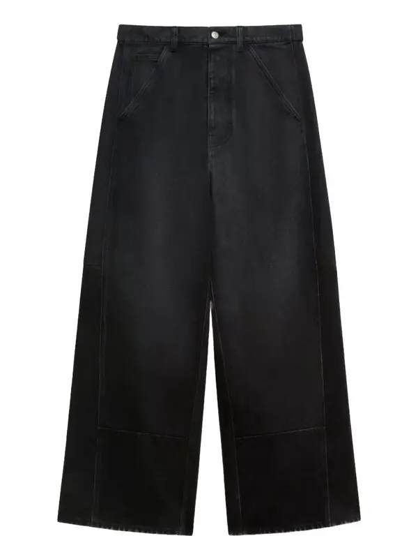 Marni Carpenter Pocket Oversized Jeans - Black