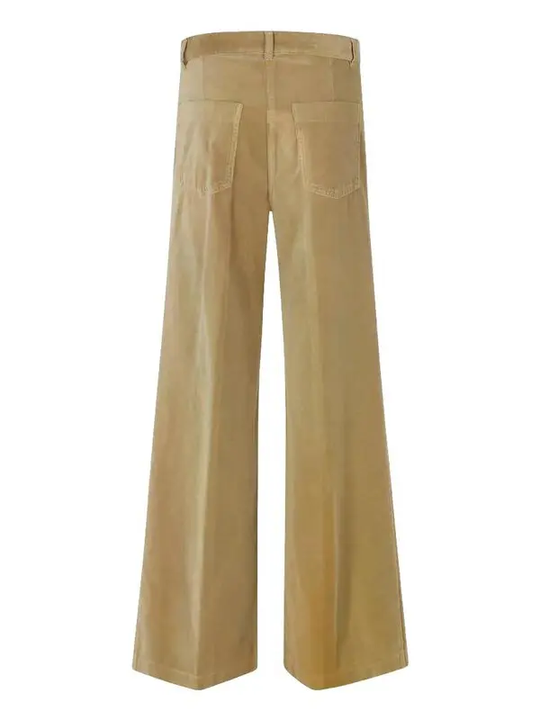 Aspesi Corduroy Wide-leg Trousers - Neutrals