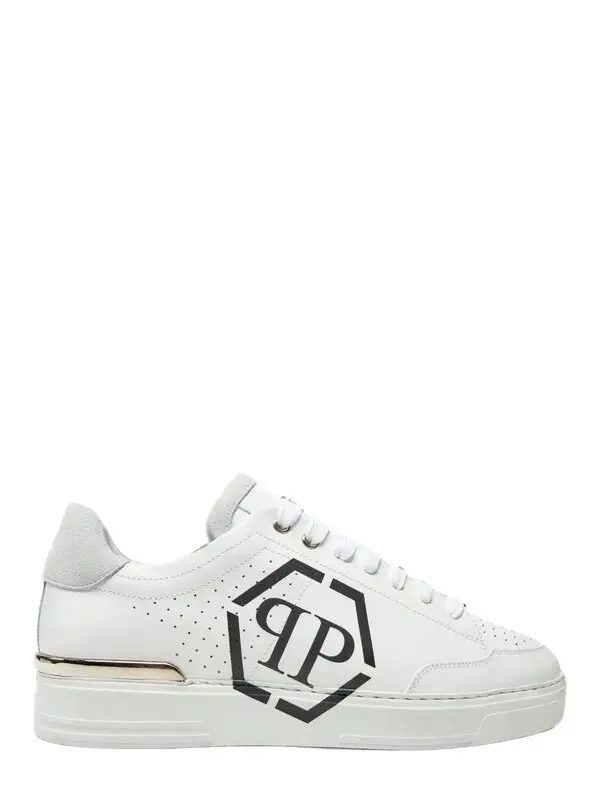 Philipp Plein Hexagon Logo-print Sneakers - White