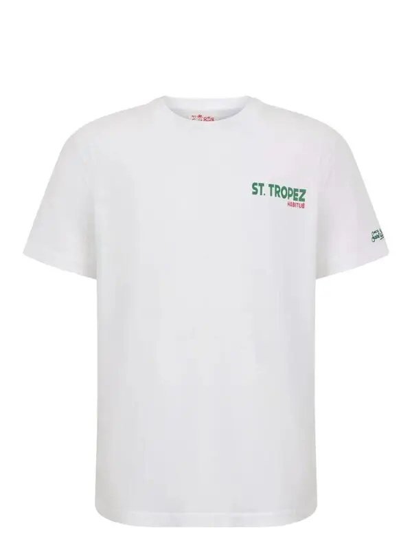 MC2 SAINT BARTH Portland Graphic-print T-shirt - White