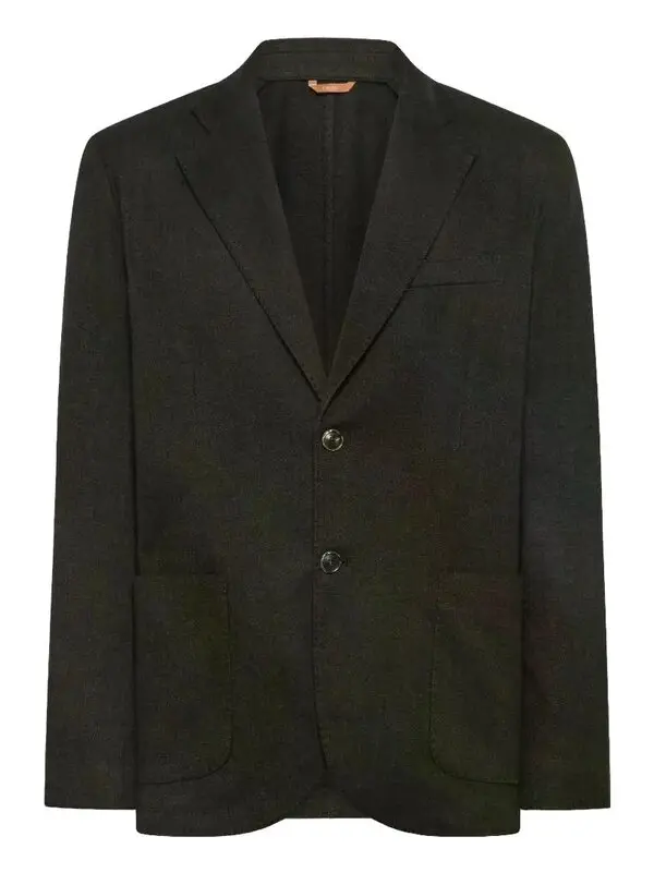 CRUNA Tribeca Single-breasted Blazer - Brown