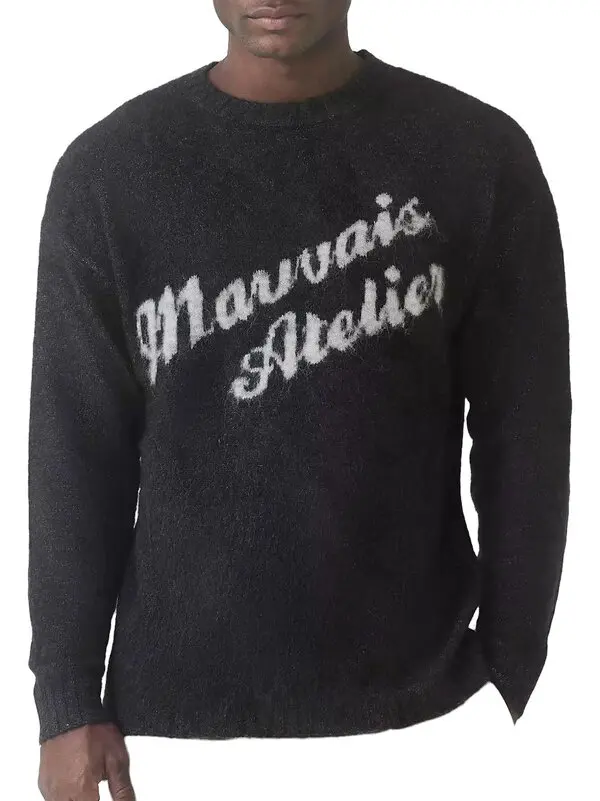 MAUVAIS Logo-embellishment Sweater - Black