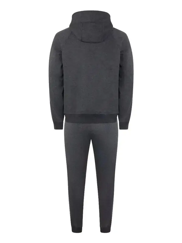 MOORER Zip-up Hooded Tracksuit - Grey