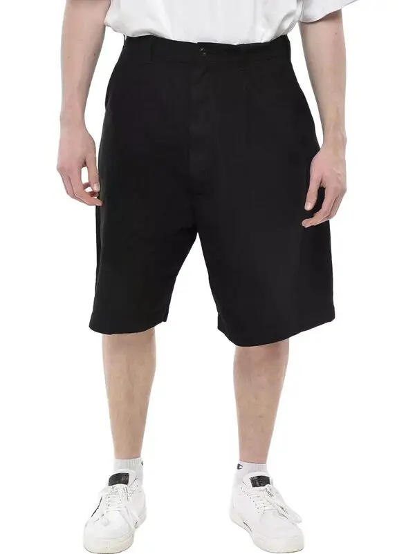 Junya Watanabe Pleated Knee-length Shorts - Black