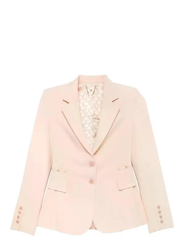 Elisabetta Franchi Single-breasted Blazer - Pink