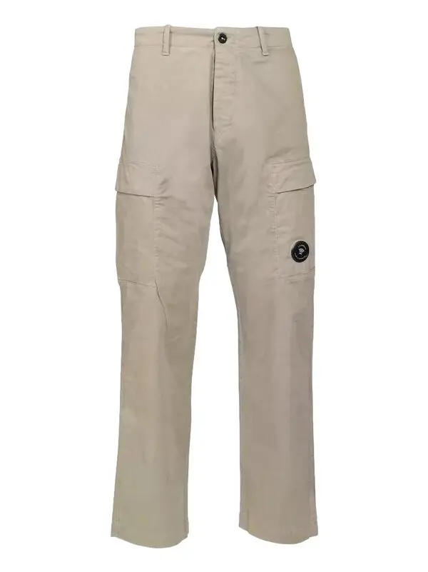 C.P. COMPANY Lens Detail Cargo Pants - Neutrals
