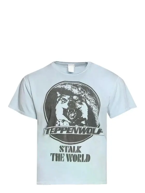 MadeWorn Steppenwolf Graphic Print T-shirt - Blue