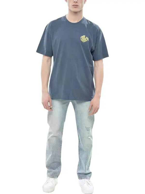 POLAR SKATE CO Logo-print Crew-neck T-shirt - Blue