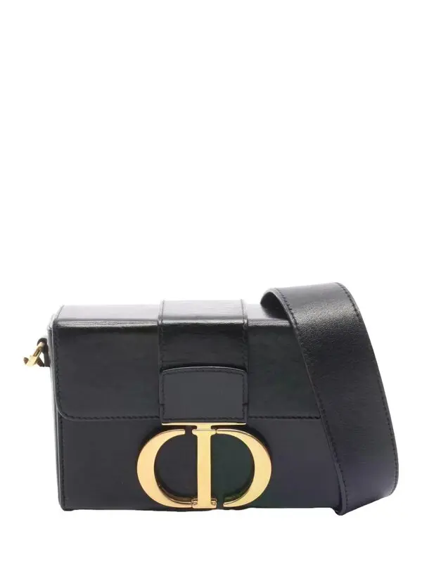 Dior 30 Montaigne Box Bag - Black