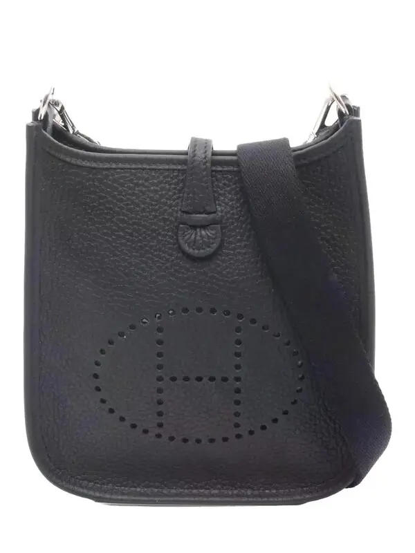 Hermès Clemence Evelyne Tpm 16 Crossbody Bag - Black