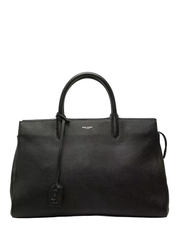 Saint Laurent Cabas Rive Gauche Satchel - Black