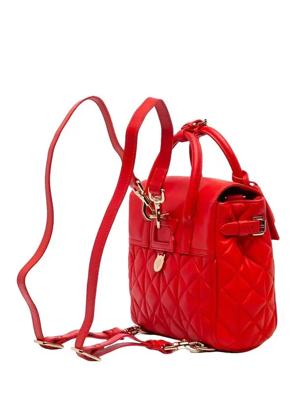 Mulberry Mini Quilted Nappa Convertible Bag - Red