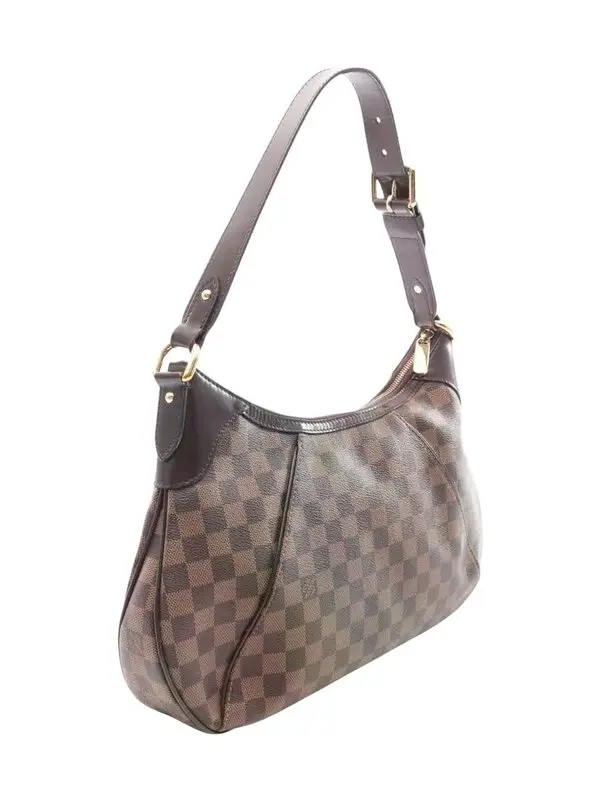 LOUIS VUITTON Damier Ebene Thames Gm Shoulder Bag - Brown