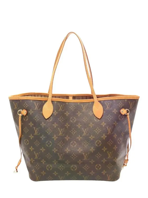 LOUIS VUITTON 2008 Monogram Neverfull Mm Tote Bag - Brown