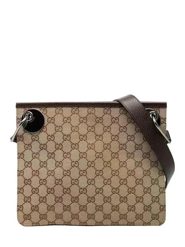 Gucci Gg Canvas Eclipse Crossbody Bag - Neutrals