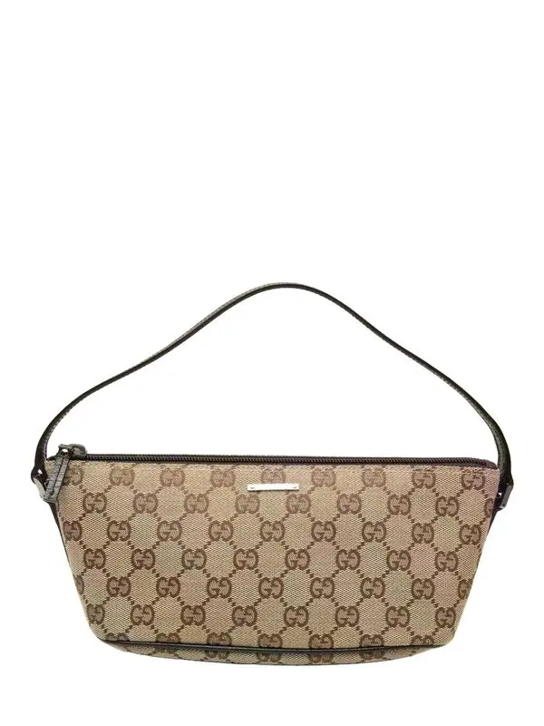 Gucci Gg Canvas Boat Shoulder Bag - Neutrals