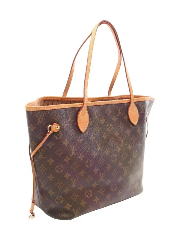 LOUIS VUITTON 2019 Monogram Neverfull Mm Tote Bag - Brown